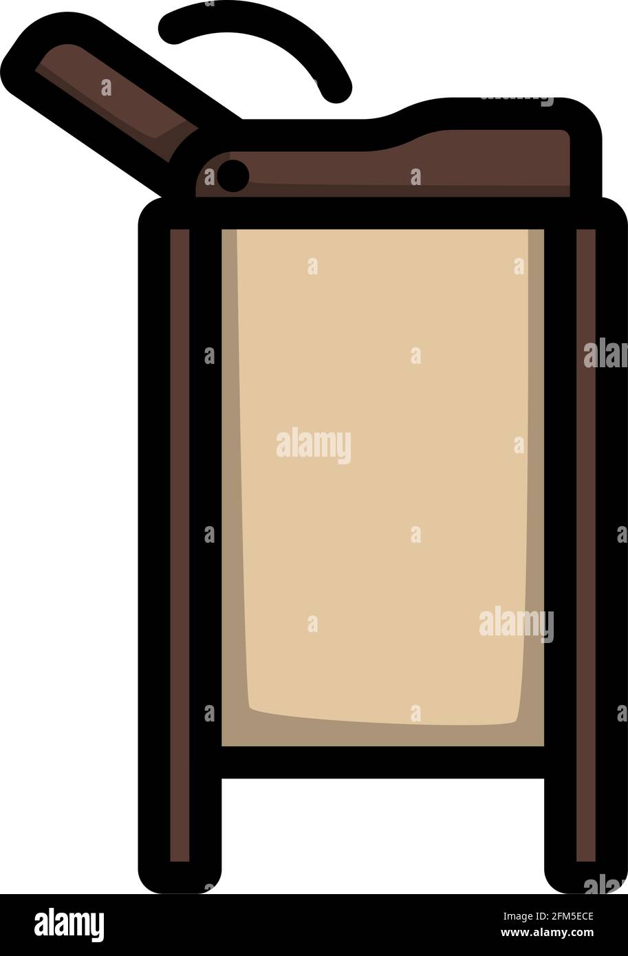 Baby Swaddle Table Icon. Editable Bold Outline With Color Fill Design ...