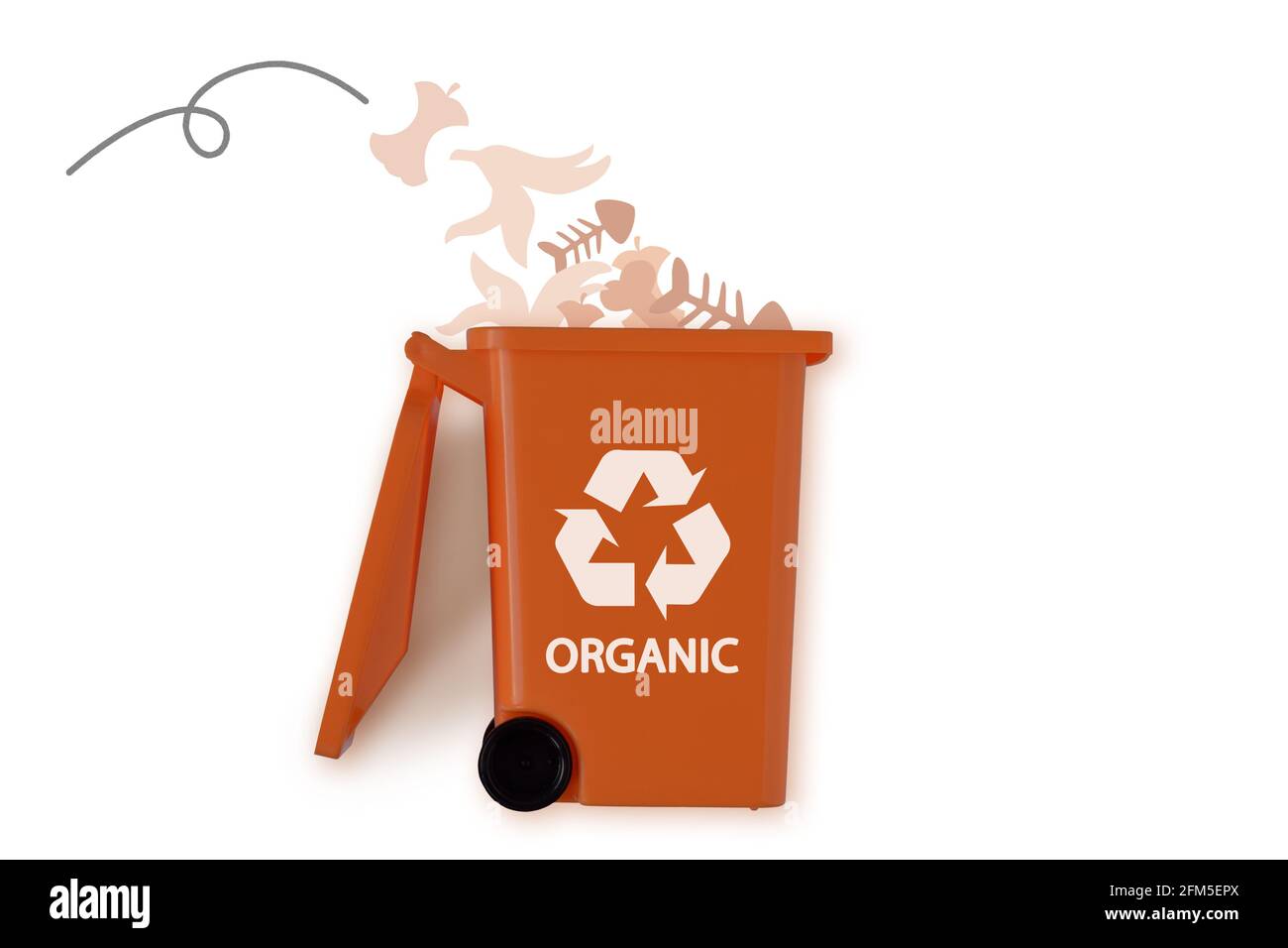 Organic waste garbage can hi-res stock photography and images - Alamy
