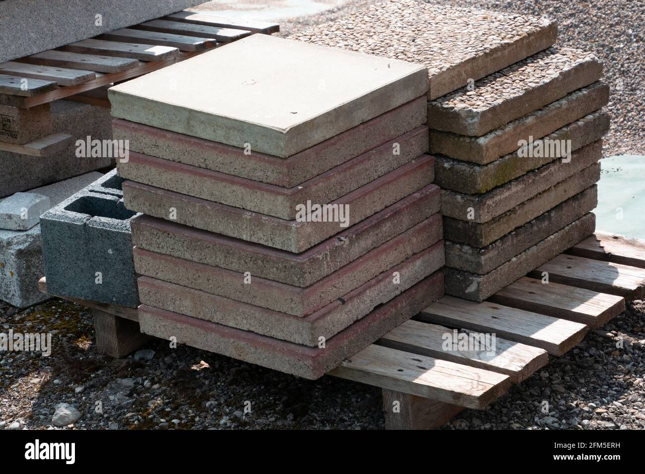 Laying Block Paving On Building High Resolution Stock Photography and ...