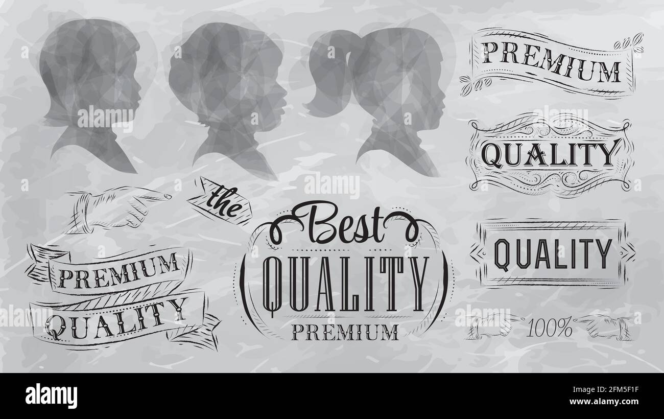 Coal design elements of a stylized drawing with coal on the board ...