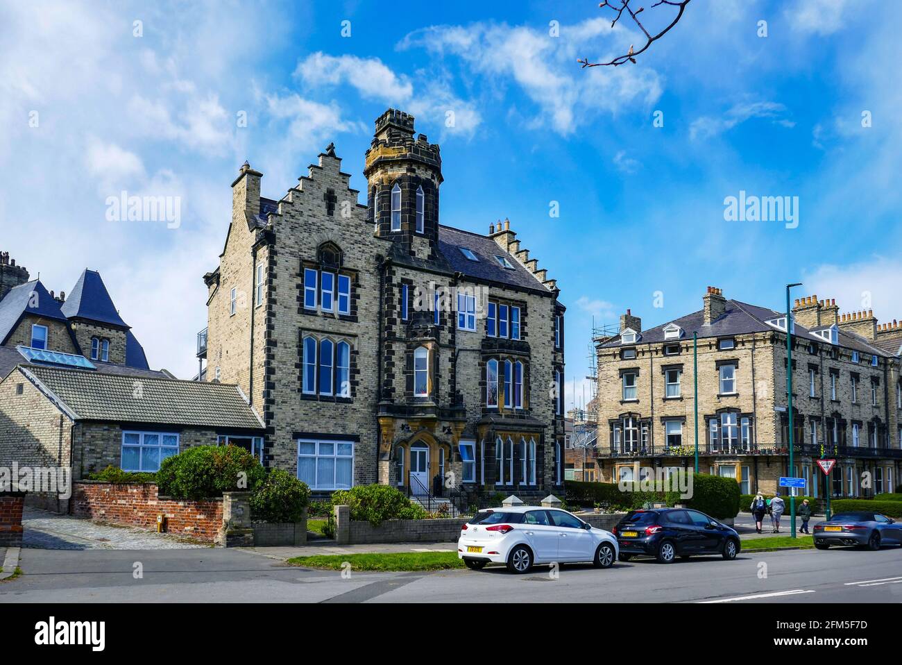 Large Victorian house, Saltburn by the Sea, seaside resort, North ...