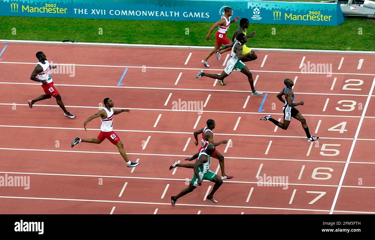 COMMONWEALTH GAMES IN MANCHESTER 100m FINAL PICTURE DAVID ASHDOWN ...