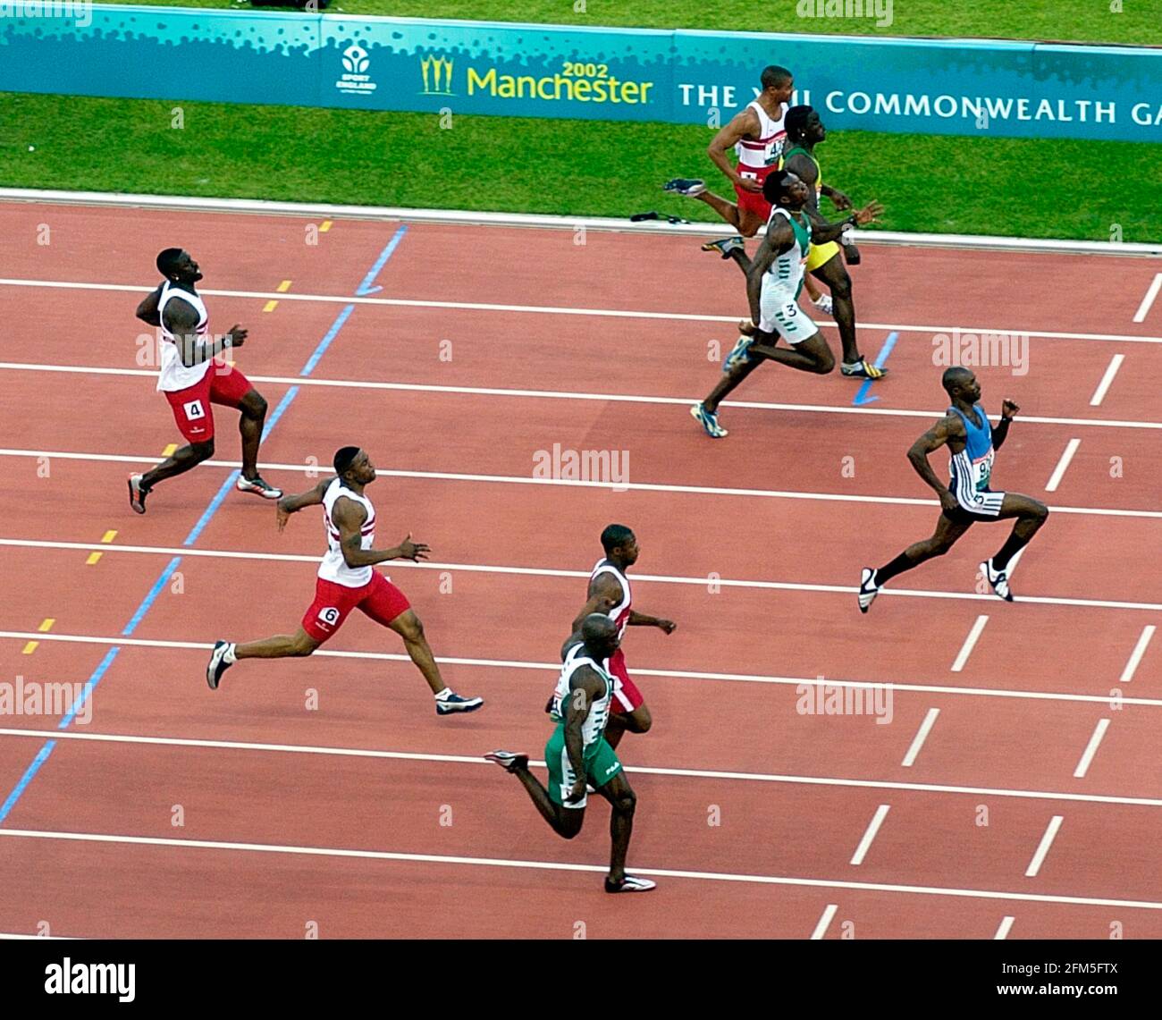 COMMONWEALTH GAMES IN MANCHESTER 100m MENS FINAL PICTURE DAVID ASHDOWN ...