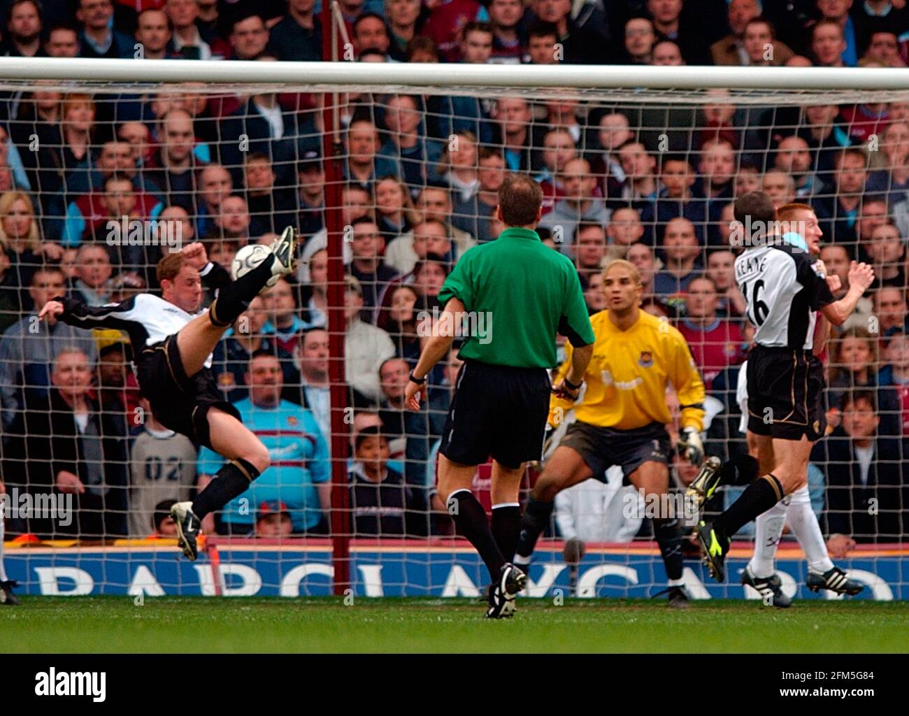 WEST HAM V MAN UTD 16/3/2002 BUTT 'S 1ST GOAL PICTURE DAVID ASHDOWN ...