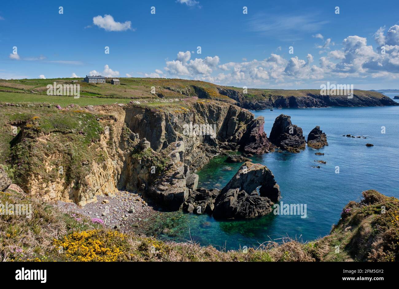 Chapel of Our Lady and St Non beside St Non's Retreat, seen from the ...