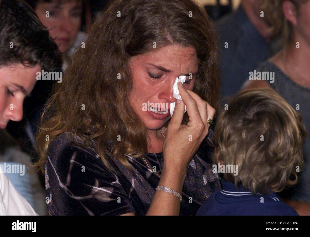 Maria Stevens widow of murdered white farmer David Apr 2000 Memorial ...