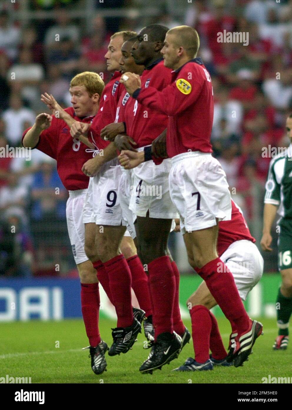 Euro 2000 match England v Germany June 2000 in the Stade de Pays de ...