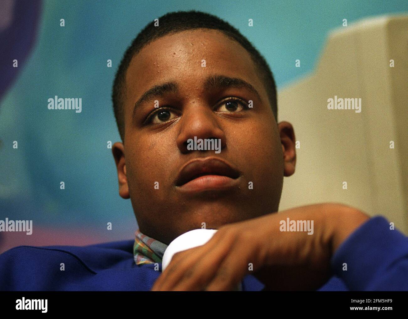 Marlon Bennett at the Kids Company May 1999 a after school club in ...