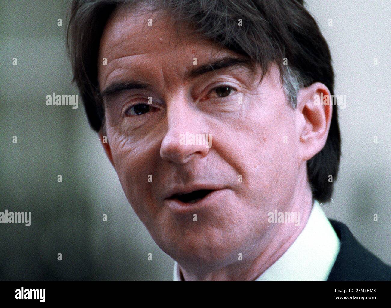 Peter Mandelson takes a final look at the media January 2001 in Downing ...