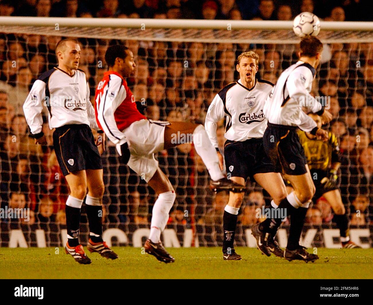 ARFSENAL V LIVERPOOL 13/1/2002 PICTURE DAVIUD ASHDOWN FOOTBALL Stock ...