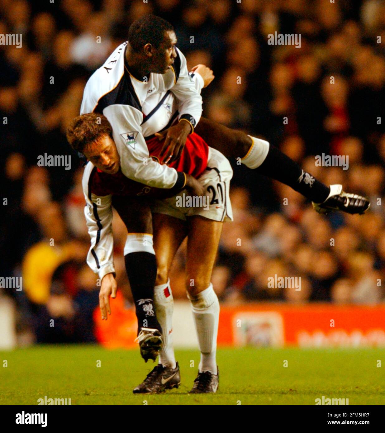 ARFSENAL V LIVERPOOL 13/1/2002 PICTURE DAVIUD ASHDOWN FOOTBALL Stock ...