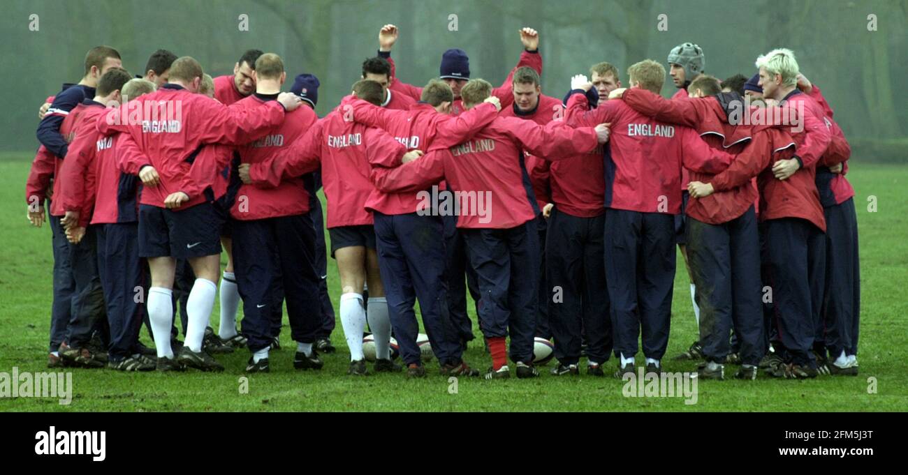 ENGLAND RUGBY TEAM TRAINING AT SANDHURST FOR THEIR MATCH WITH ITALY. 14 ...