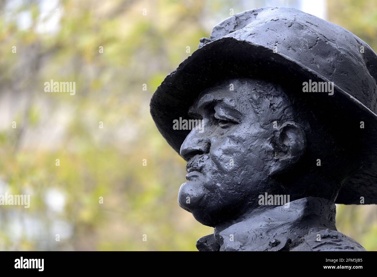 London, England, UK. Statue (Ivor Roberts-Jones, 1990) Field Marshal ...