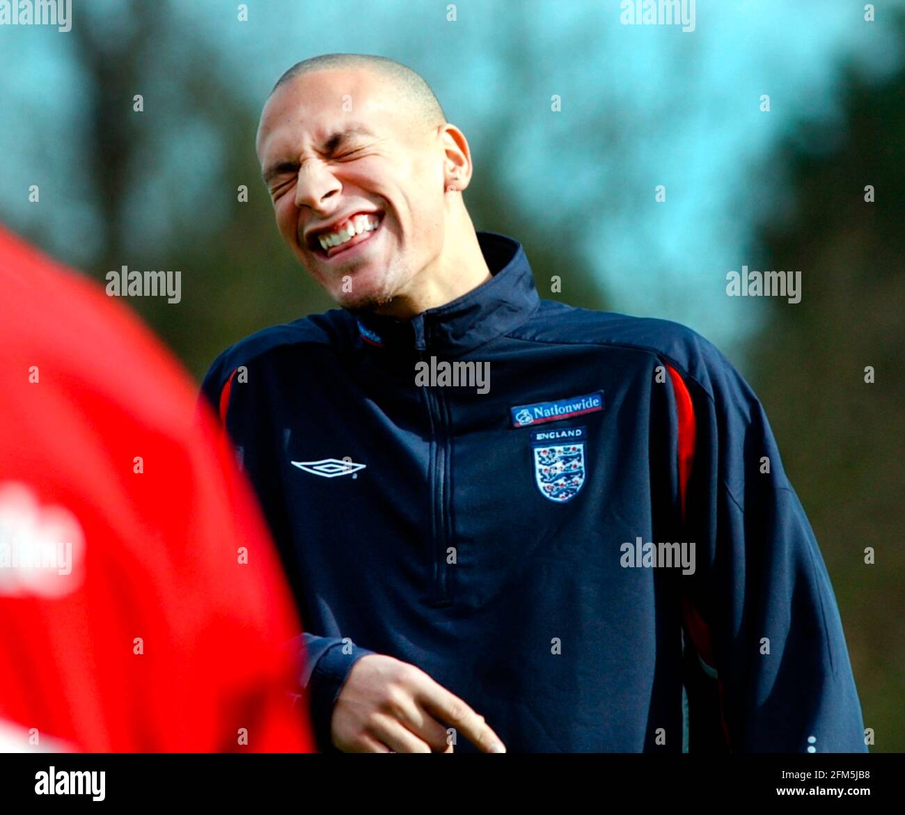 Rio ferdinand training england hi-res stock photography and images - Alamy