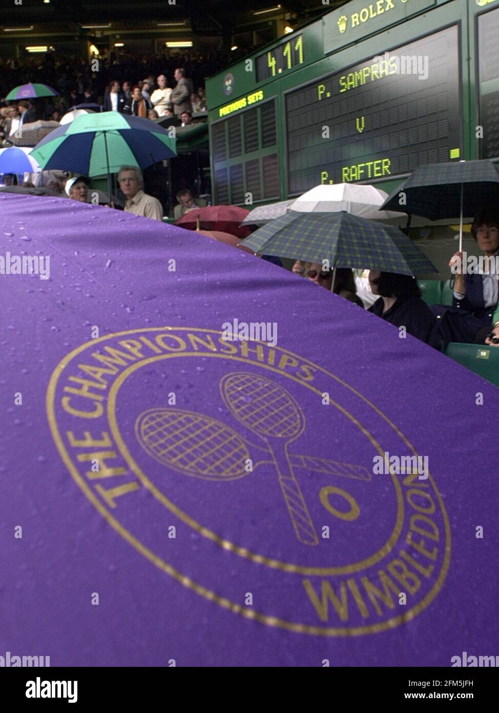Wimbledon rafter v sampras hi-res stock photography and images - Alamy