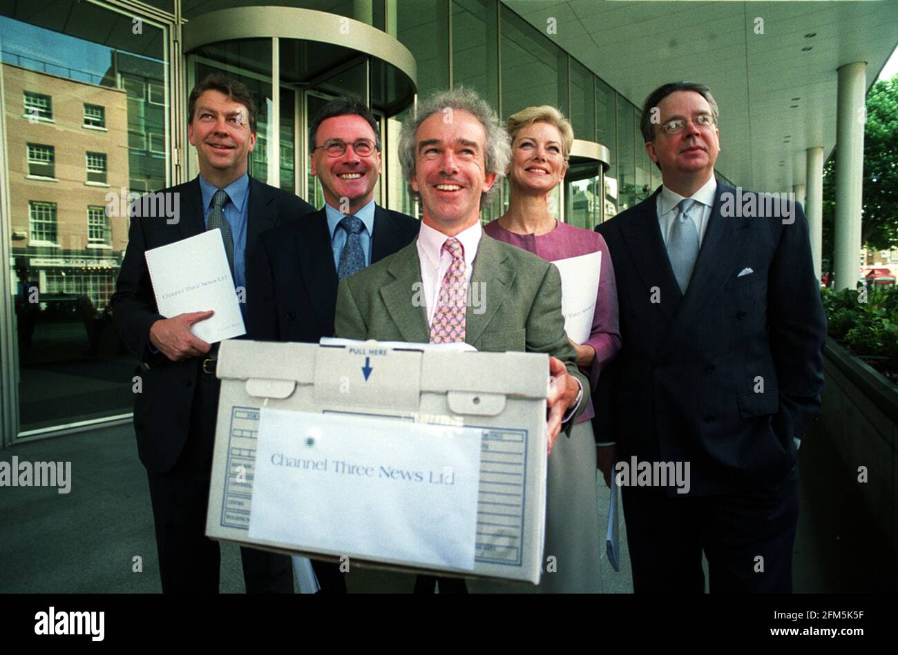 CHANNEL THREE NEWS CONSORTIUM ARRIVE AT ITV WITH IT'S PROPOSAL FOR THE ...