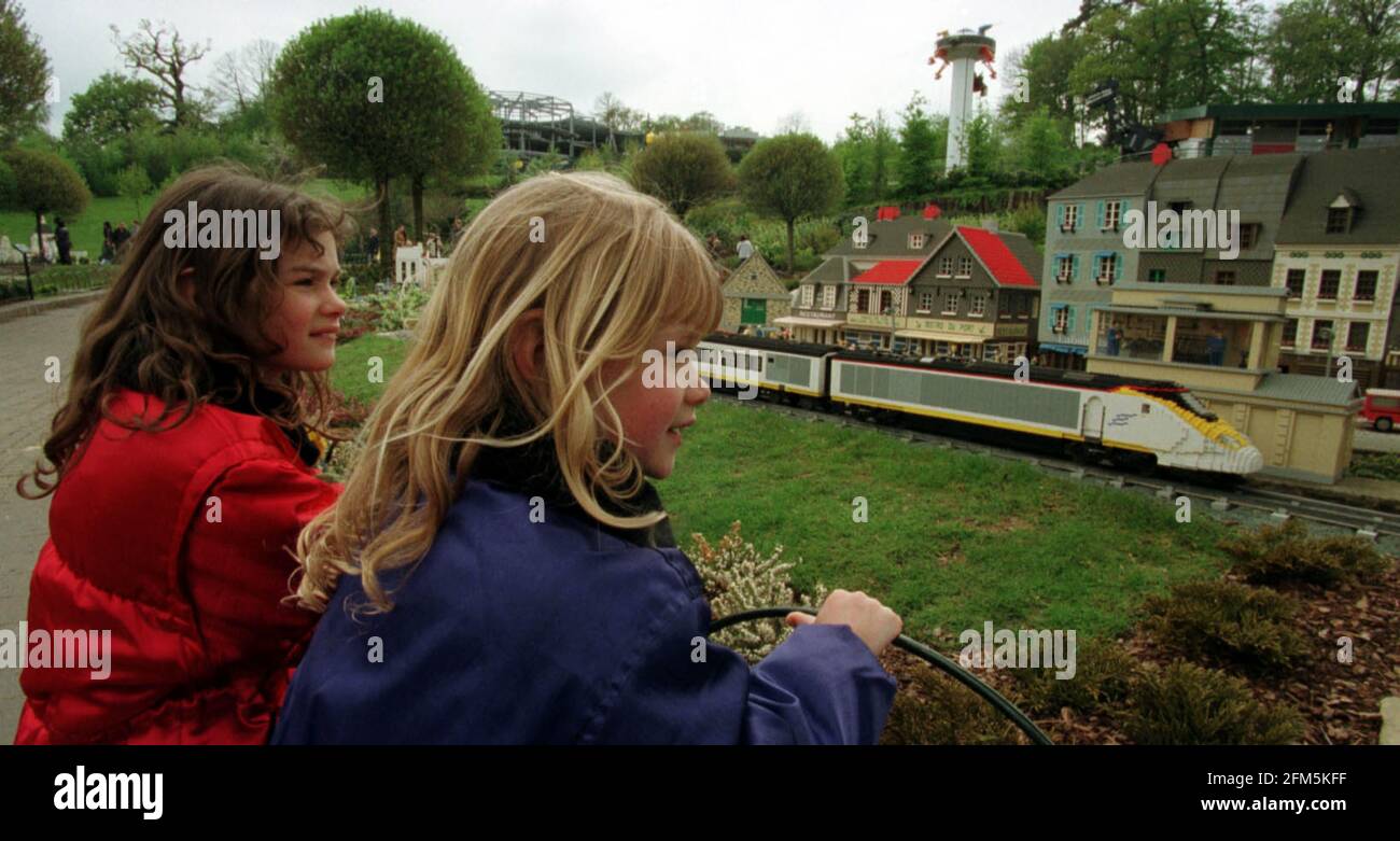 Legoland Theme Park Windsor May 2000 The Euro Star train arrives in a ...