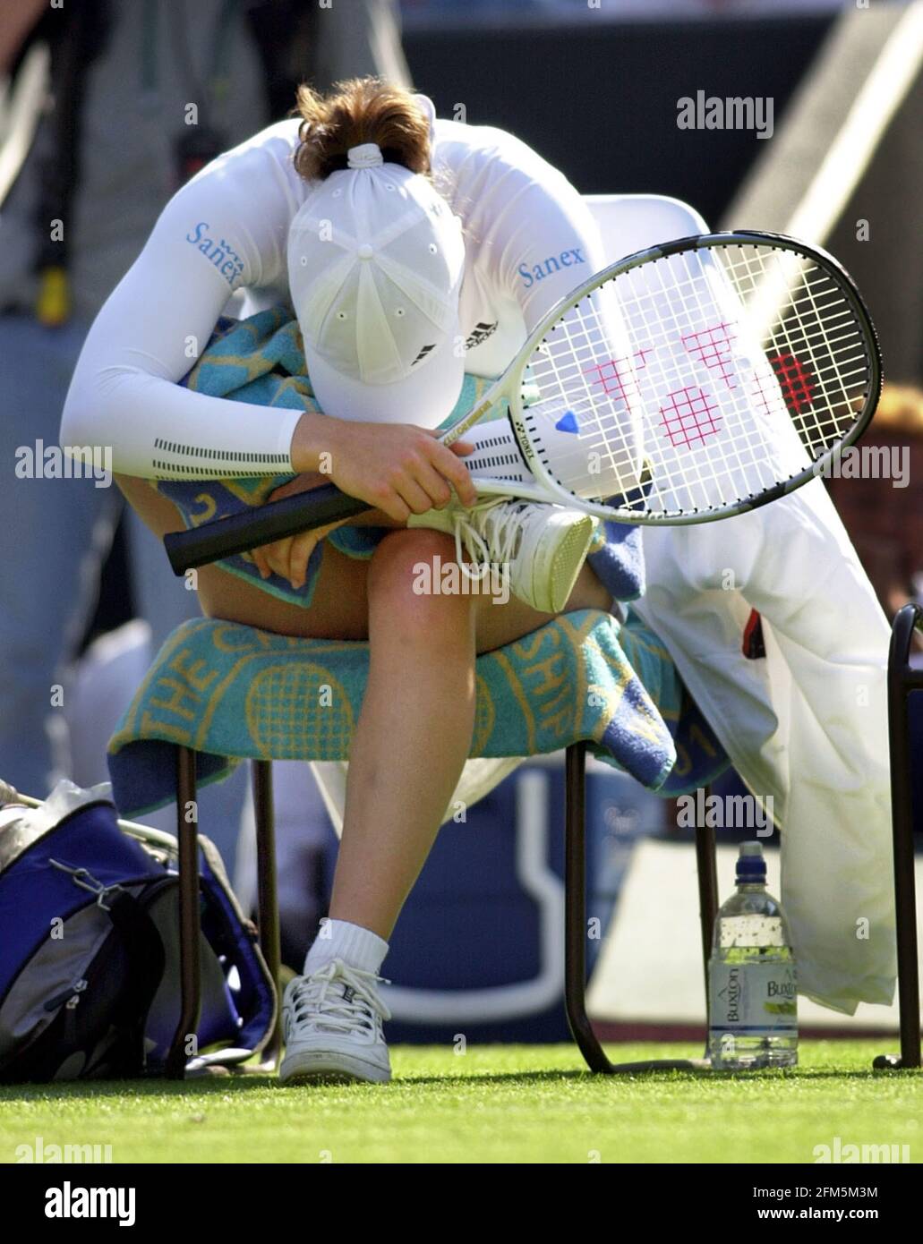 Wimbledon Tennis Championships June 2001 Martina Hingis Tennis Player ...