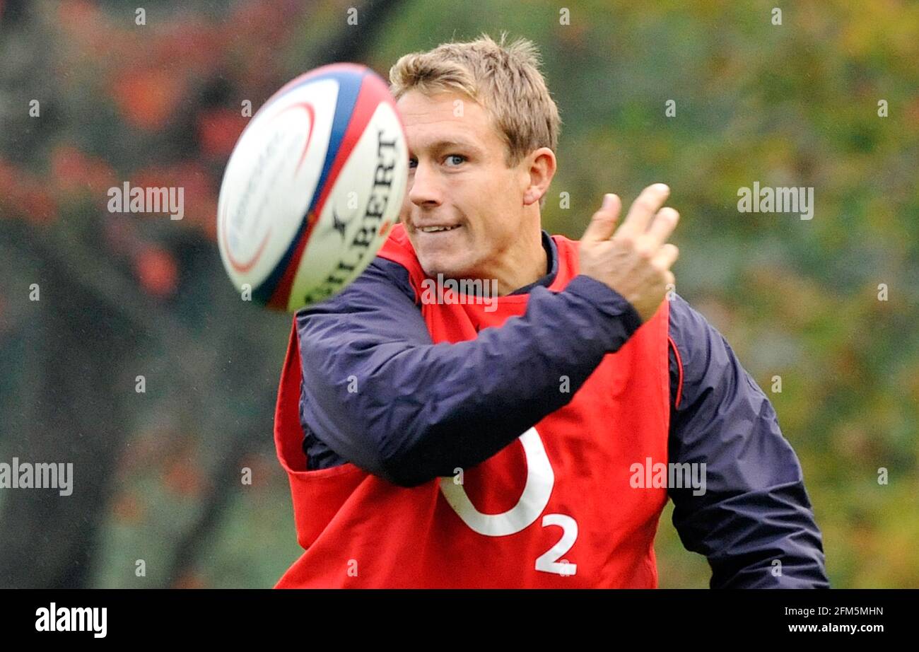 ENGLAND RUGBY TEAM TRAINING AT PENNY HILL PARK FOR THEIR MATCH WITH ...