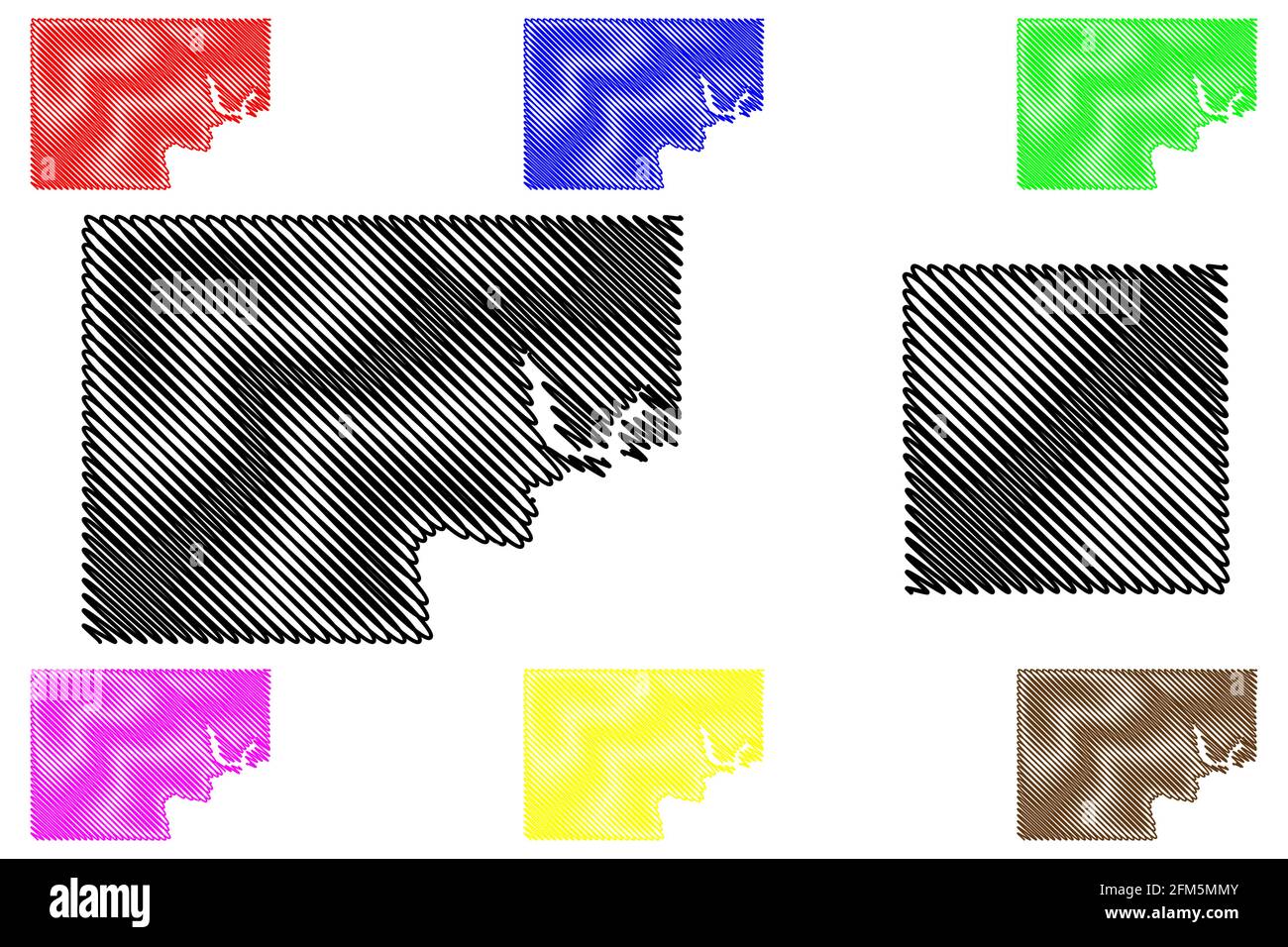 Kay and Kingfisher County, Oklahoma State (U.S. county, United States ...