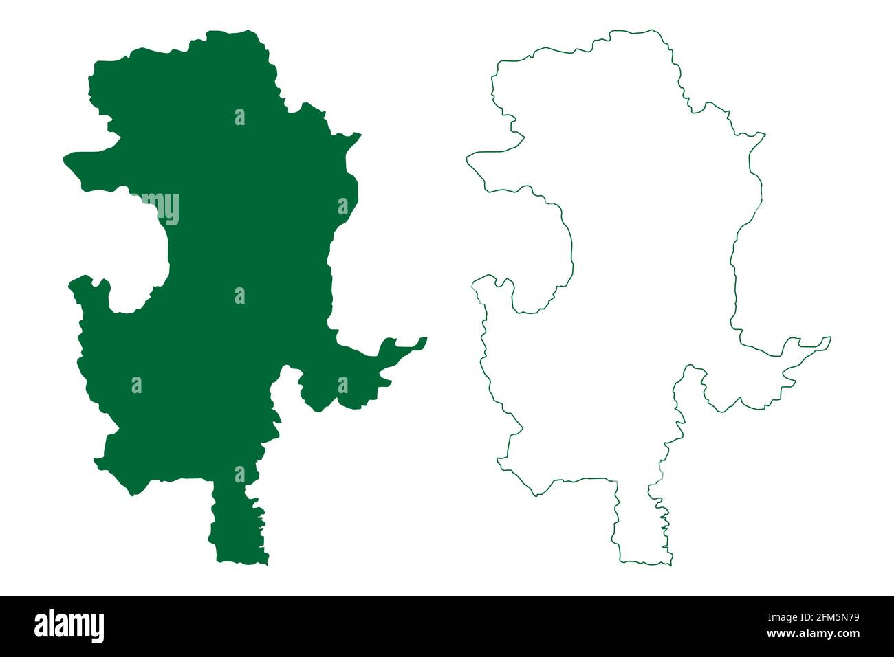 Guna district (Madhya Pradesh State, Gwalior division, Republic of ...
