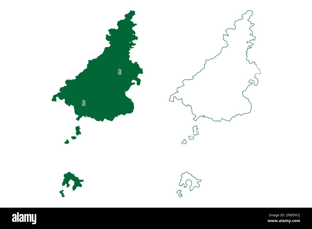 Datia district (Madhya Pradesh State, Gwalior division, Republic of ...