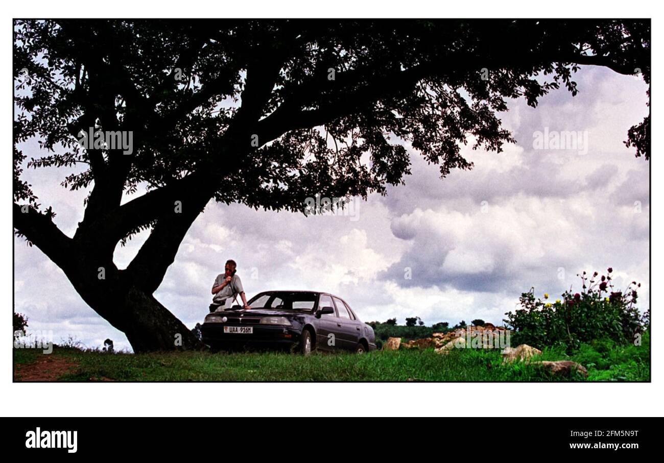 Ray Whitaker the foreign correspondent in Uganda - April 2000 Stock ...