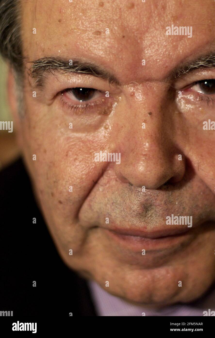 Creator of lateral thinking Dr Edward De Bono 25 October 2002 photo ...