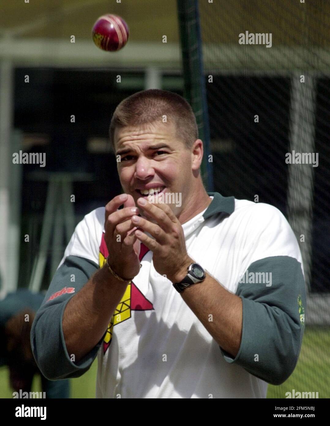 HEATH STREAK OF ZIMBABWE IN THE NETS AT LORDS FOR THE 1ST TEST Stock ...