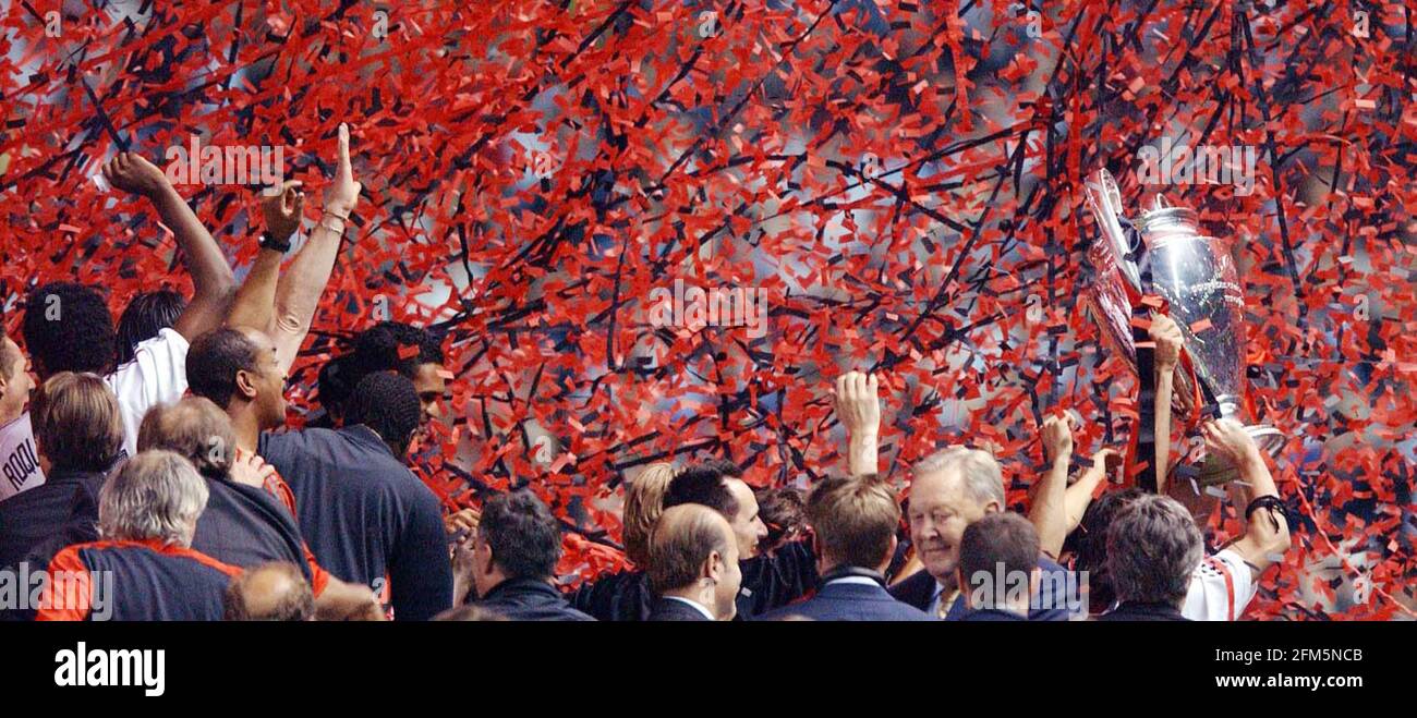 CHAMPIONS LEAGUE FINAL AT OLD TRAFFORD JUVENTUS V AC MILAN 28/5/2003 ...