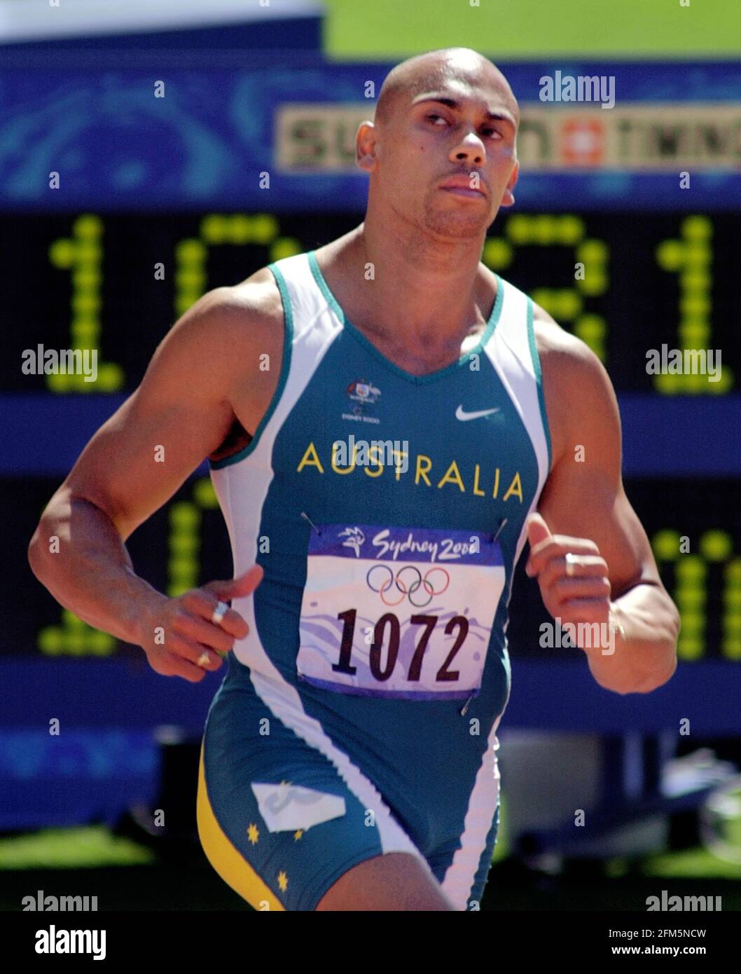 Patrick Johnson September 2000 Sprinter during 100m Heats Stock Photo ...