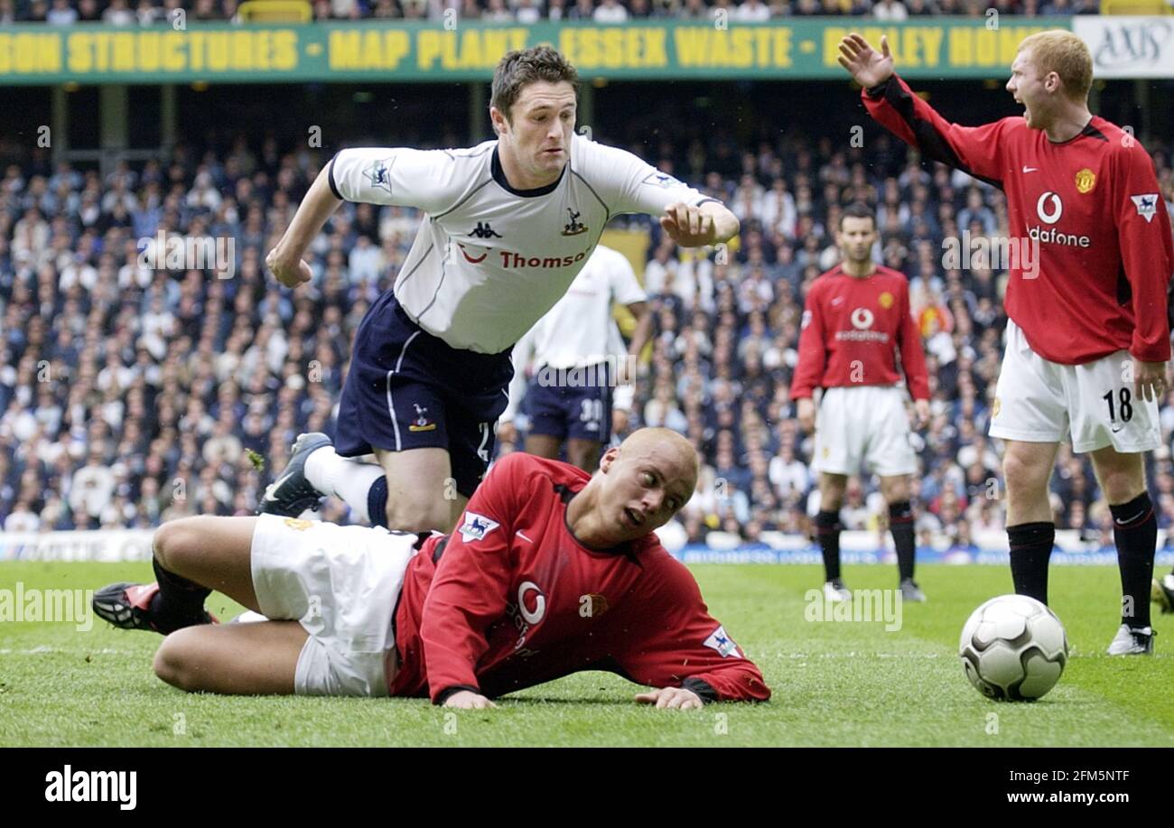 SPURS V MAN UTD 27/4/2003 PICTURE DAVID ASHDOWN PREMIER LEAGUE FOOTBALL ...