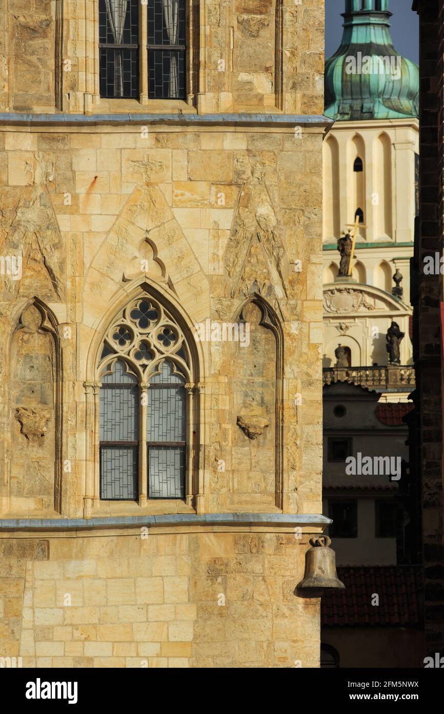 Detail of the Stone Bell House in the old town square staromestske ...