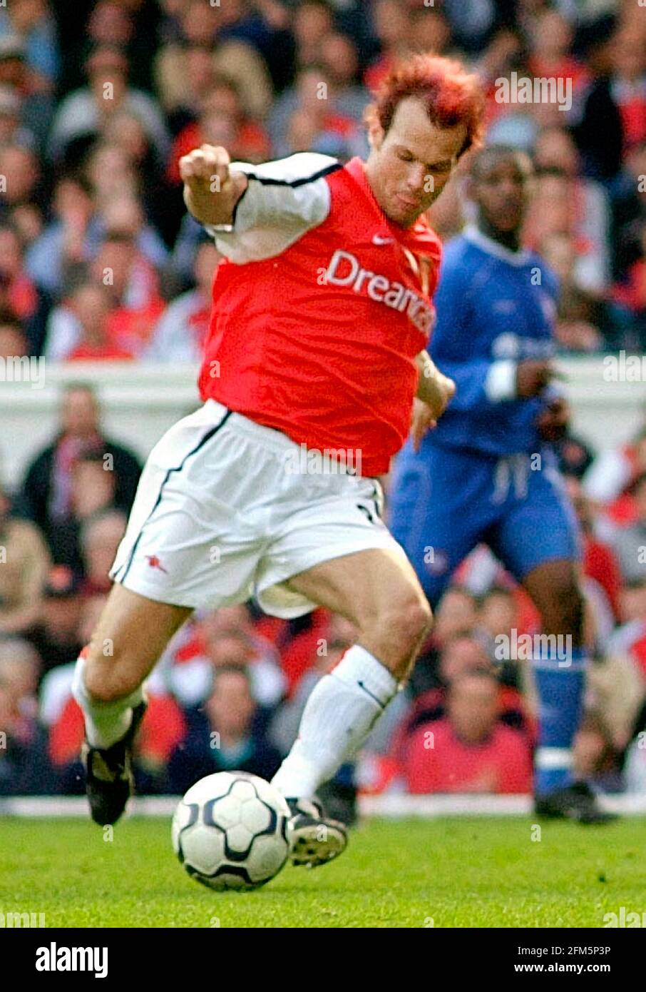 ARSENAL V MAN UTD 21/4/2002 PICTURE DAVID ASHDOWN. FOOTBALL Stock Photo ...