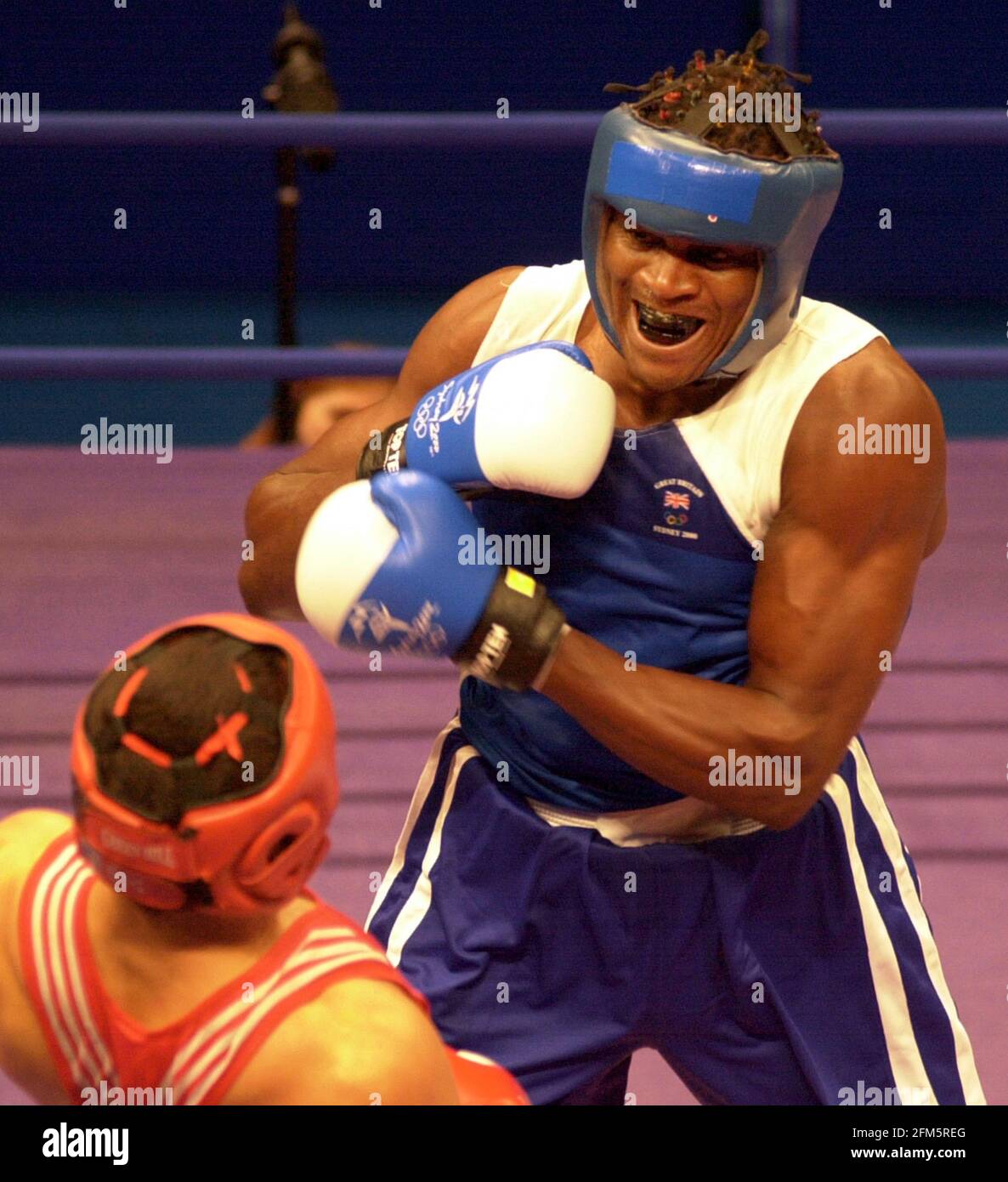 THE OLYMPIC GAMES IN SYDNEY SEPT 2000. 1/10/2000 BOXING AUDLEY HARRISON ...