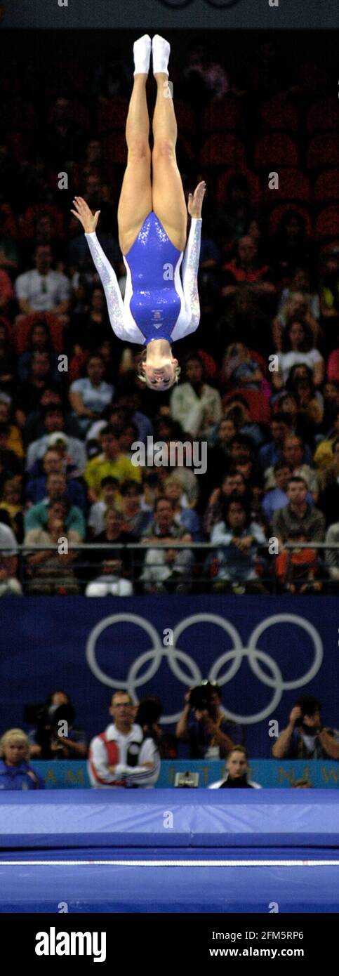 THE OLYMPIC GAMES IN SYDNEY SEPT 2000. 22/9/2000. TRAMPOLINE JAIME ...