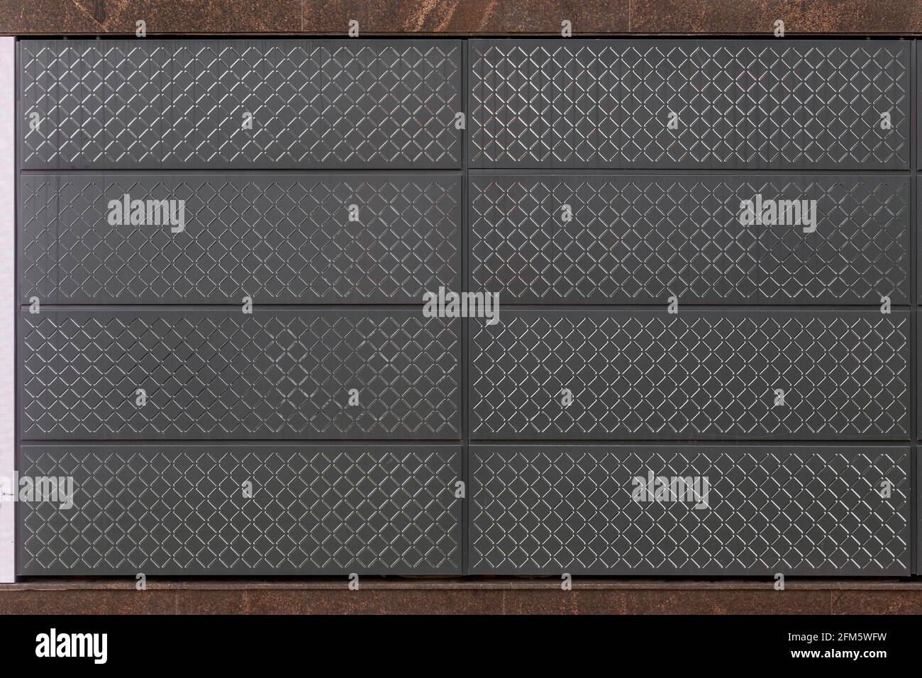 decorative wall panels with crosshatch pattern in flat orthogonal ...