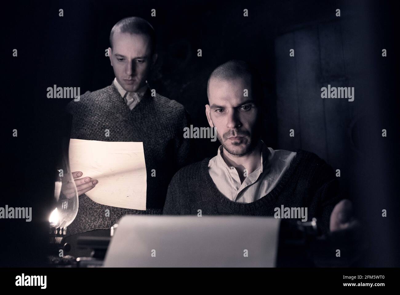 NOEL CZUCZOR in THE AUSCHWITZ REPORT (2021), directed by PETER BEBJAK ...