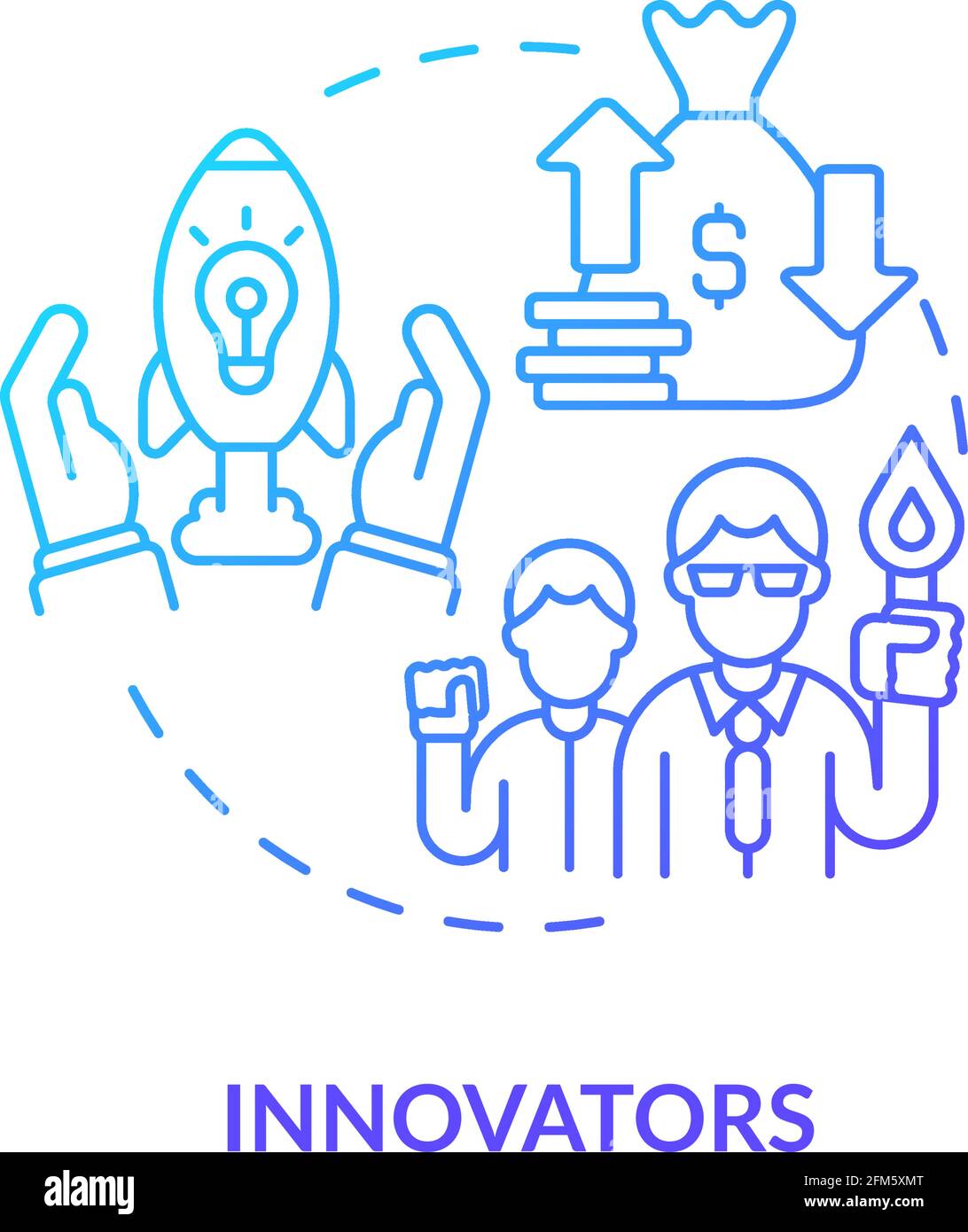 Innovators concept icon Stock Vector Image & Art - Alamy