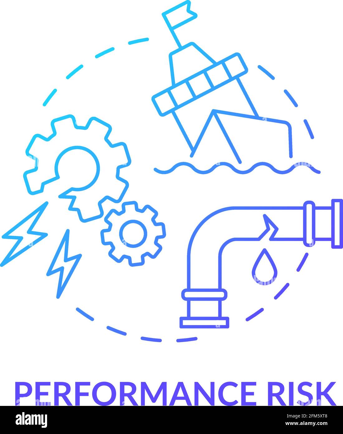Performance risk concept icon Stock Vector Image & Art - Alamy