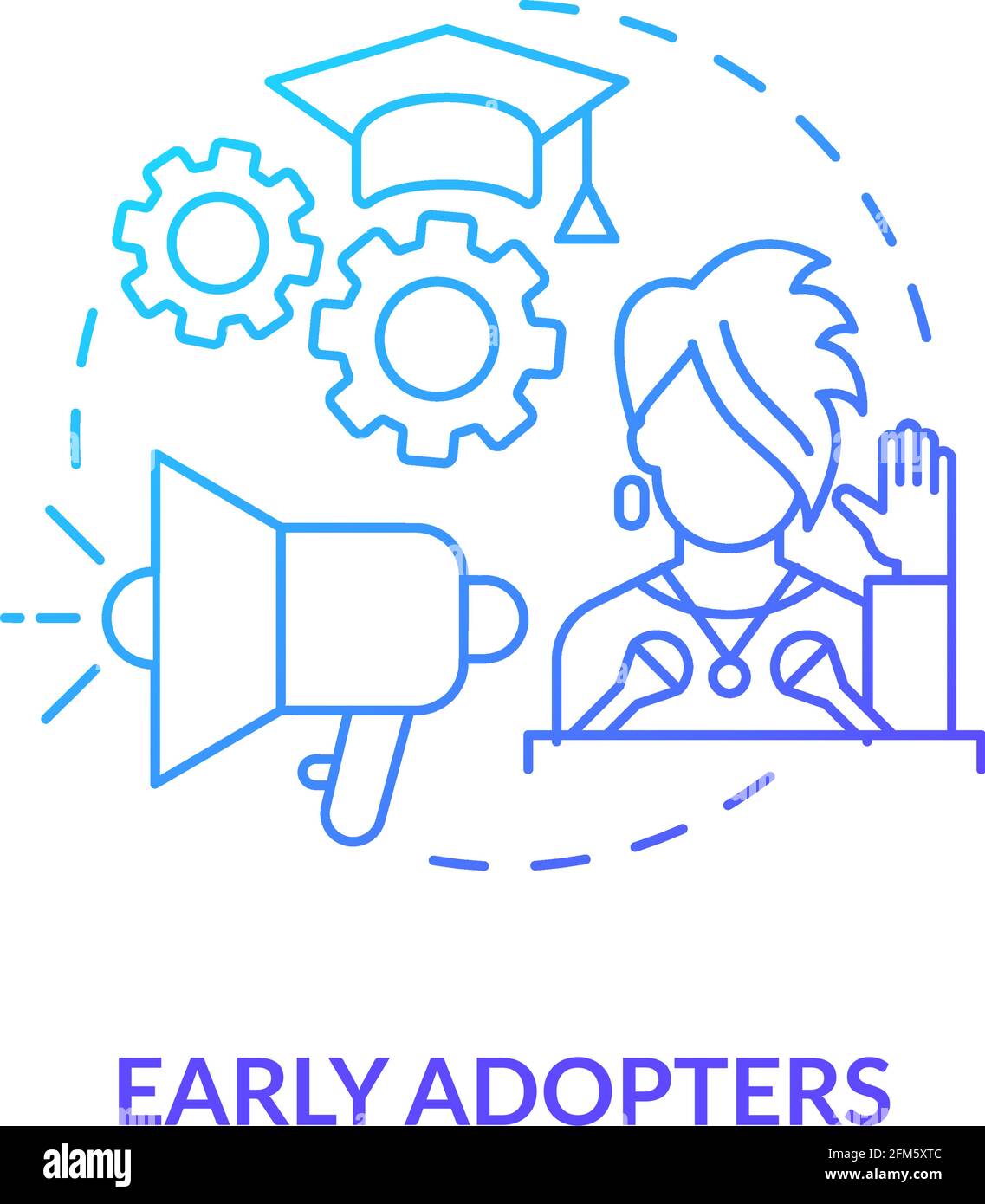 Early adopters concept icon Stock Vector Image & Art - Alamy