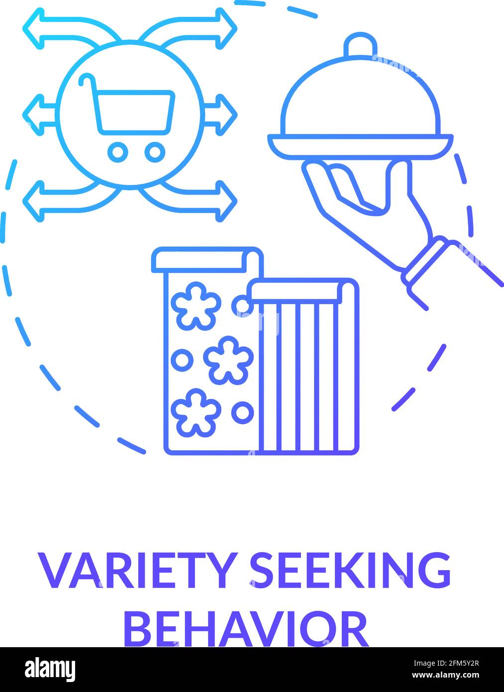 Variety seeking behavior concept icon Stock Vector Image & Art - Alamy