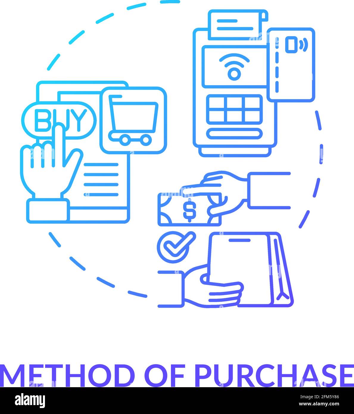 Circle drawing method Stock Vector Images - Alamy
