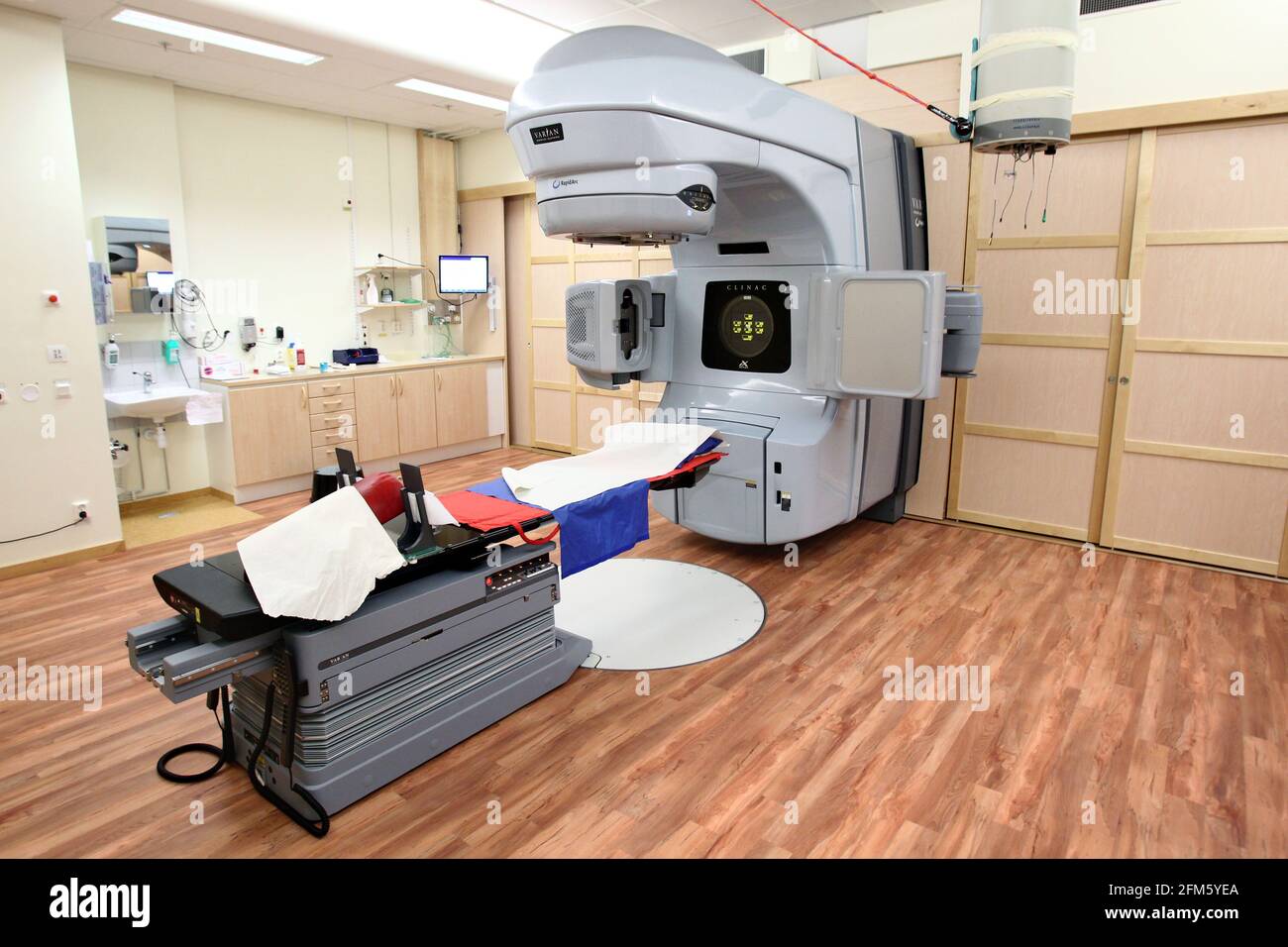 Radiation therapy apparatus at the Oncology Clinic at the University ...