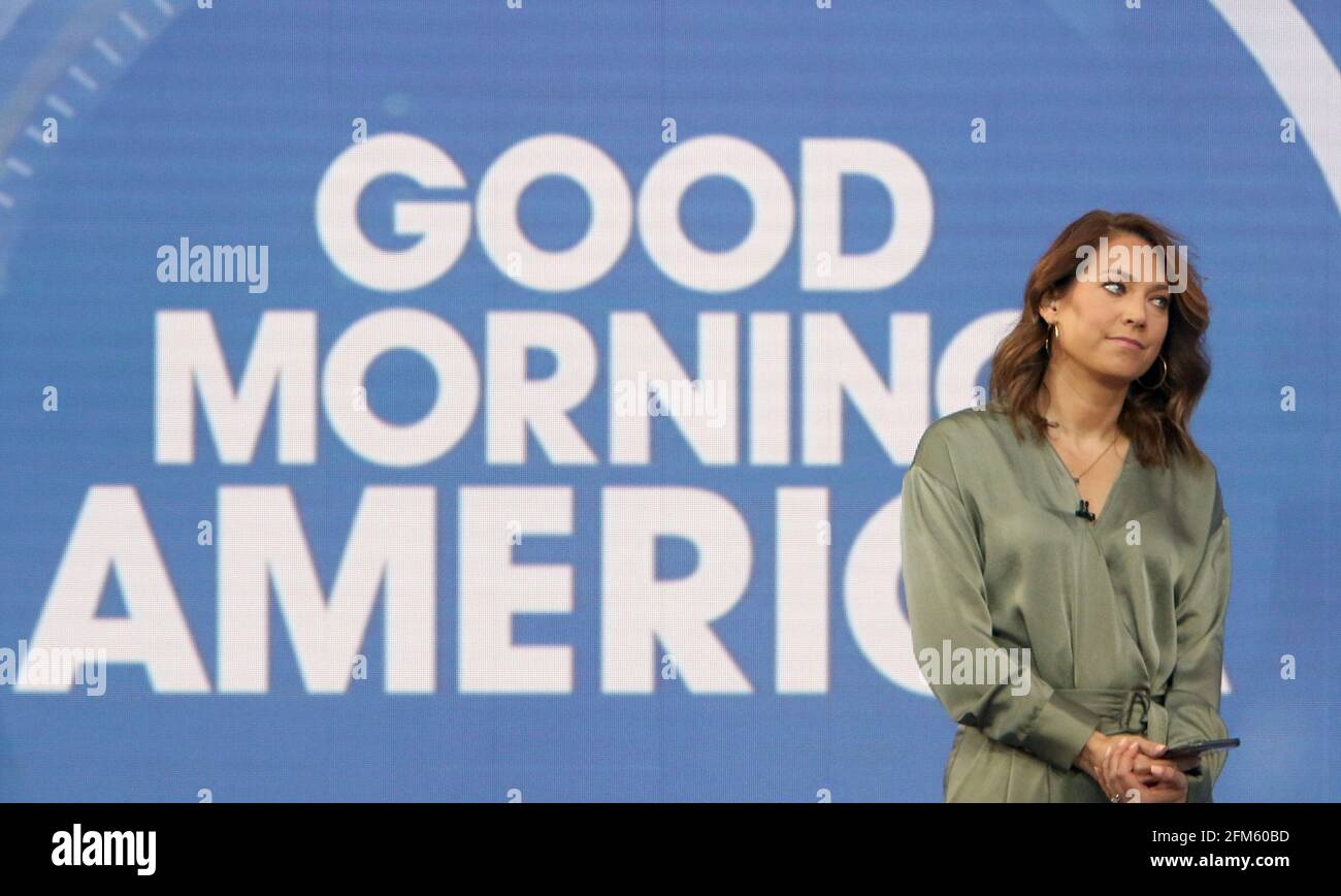 New York - NY - 20200316 The cast prepare to host the Good Morning ...