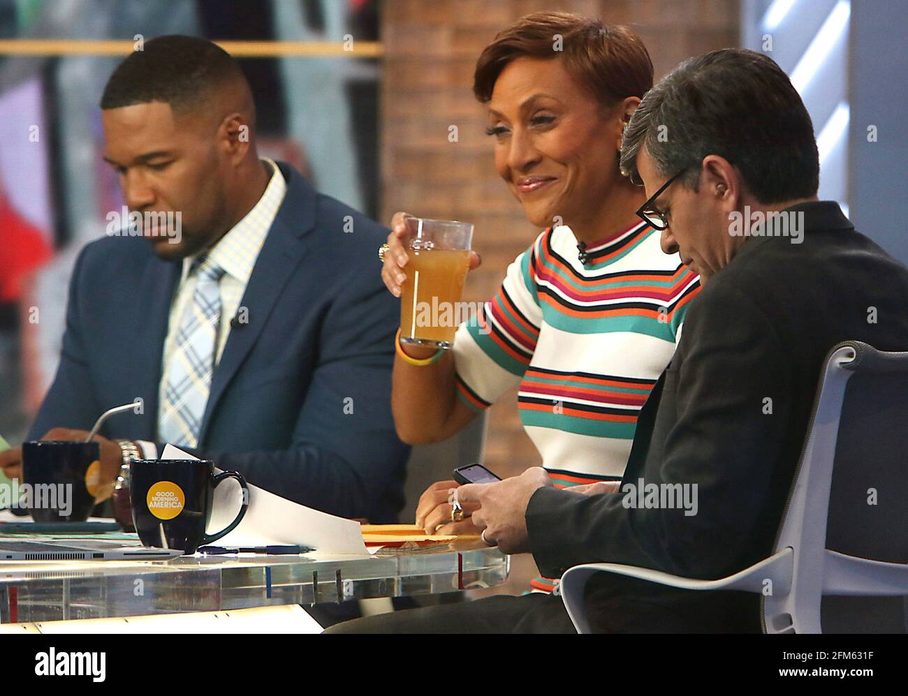 New York - NY - 20200312 The cast of Good Morning America. -PICTURED ...