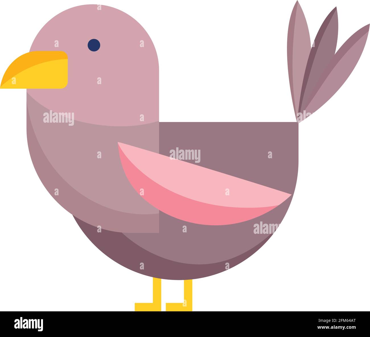 little bird cartoon isolated icon Stock Vector Image & Art - Alamy