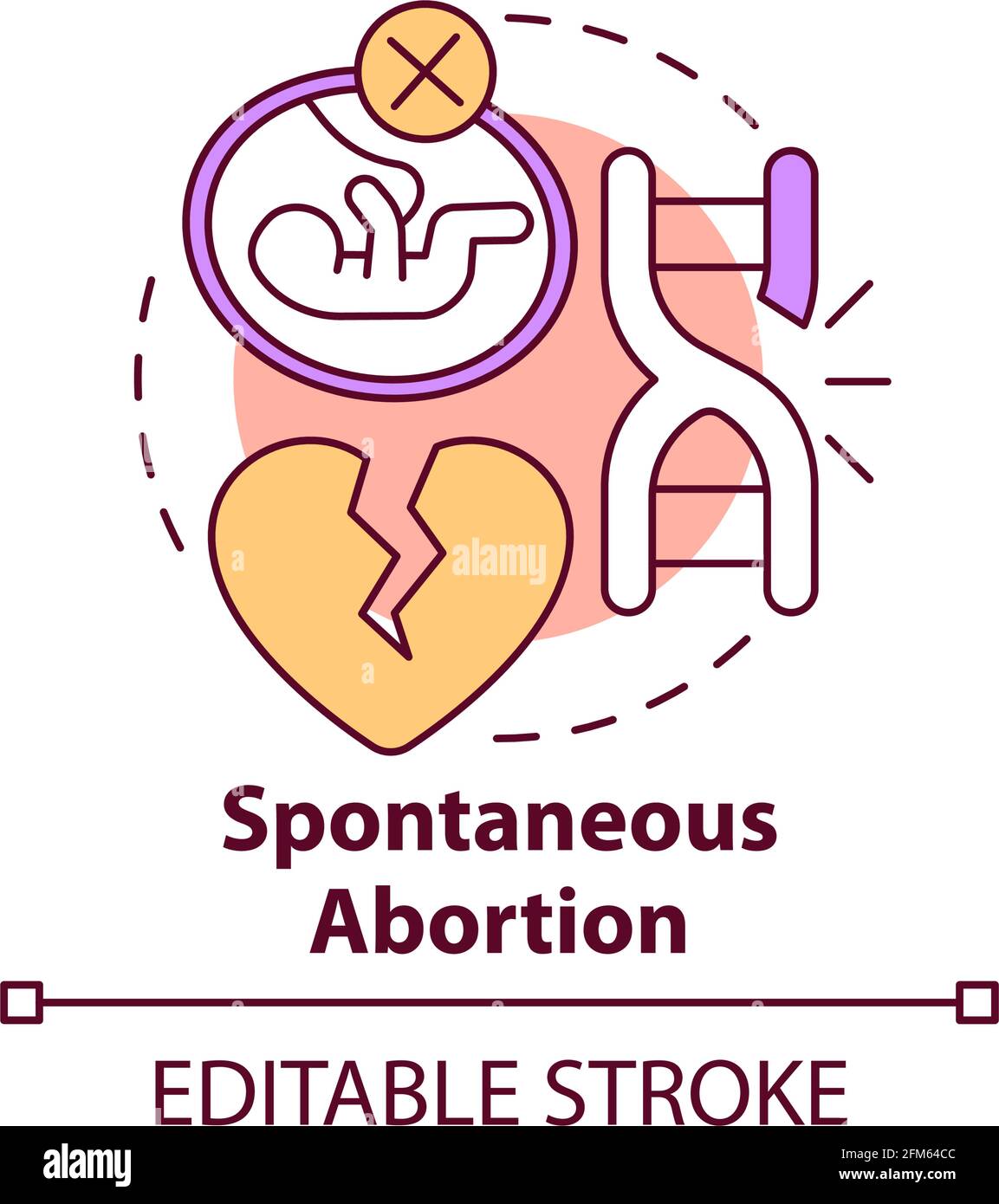 Abortion illness Stock Vector Images - Alamy
