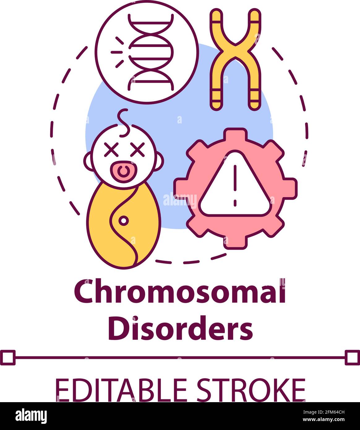 Chromosomal disorders Stock Vector Images - Alamy