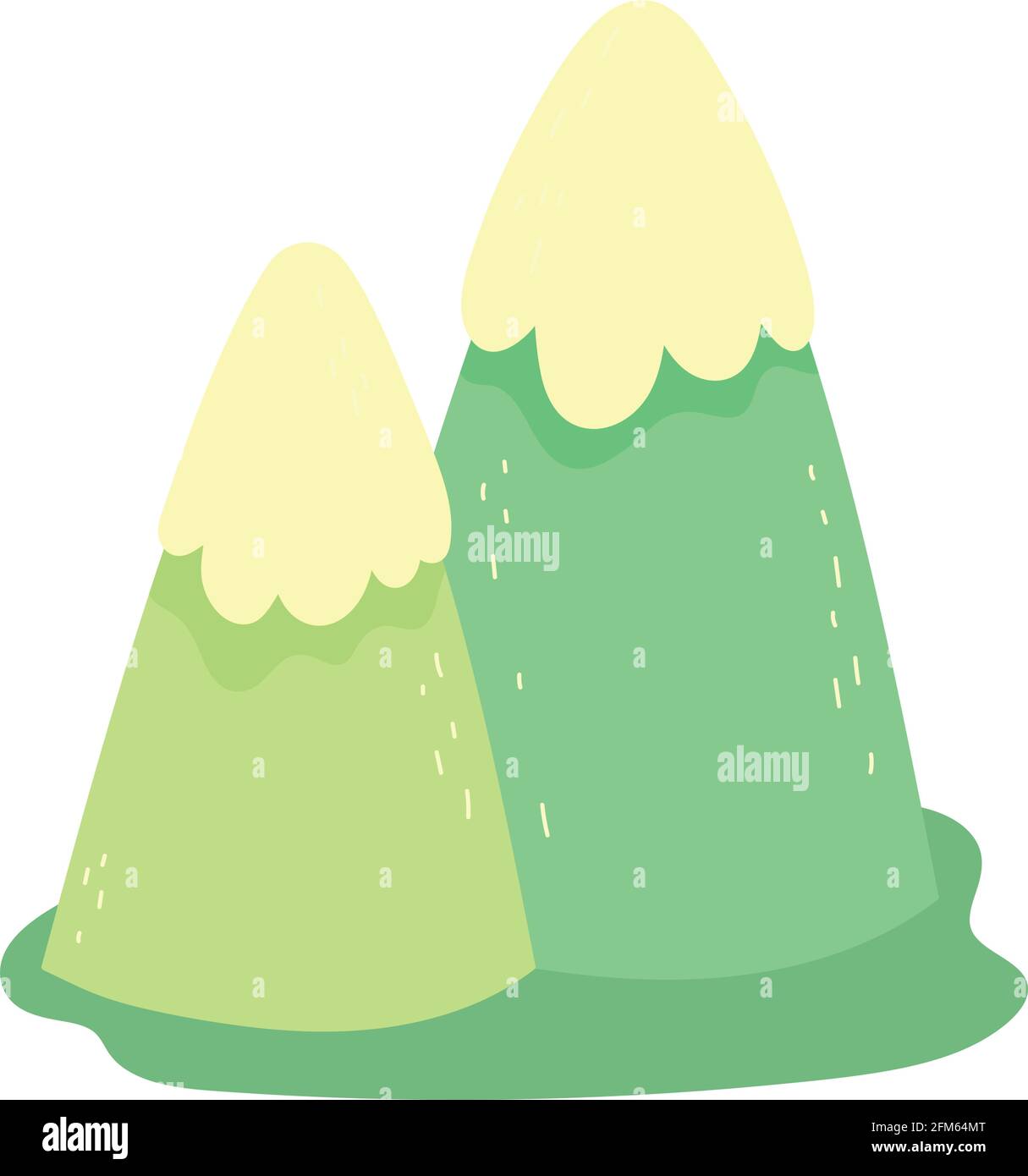 cartoon mountains nature cartoon isolated Stock Vector Image & Art - Alamy